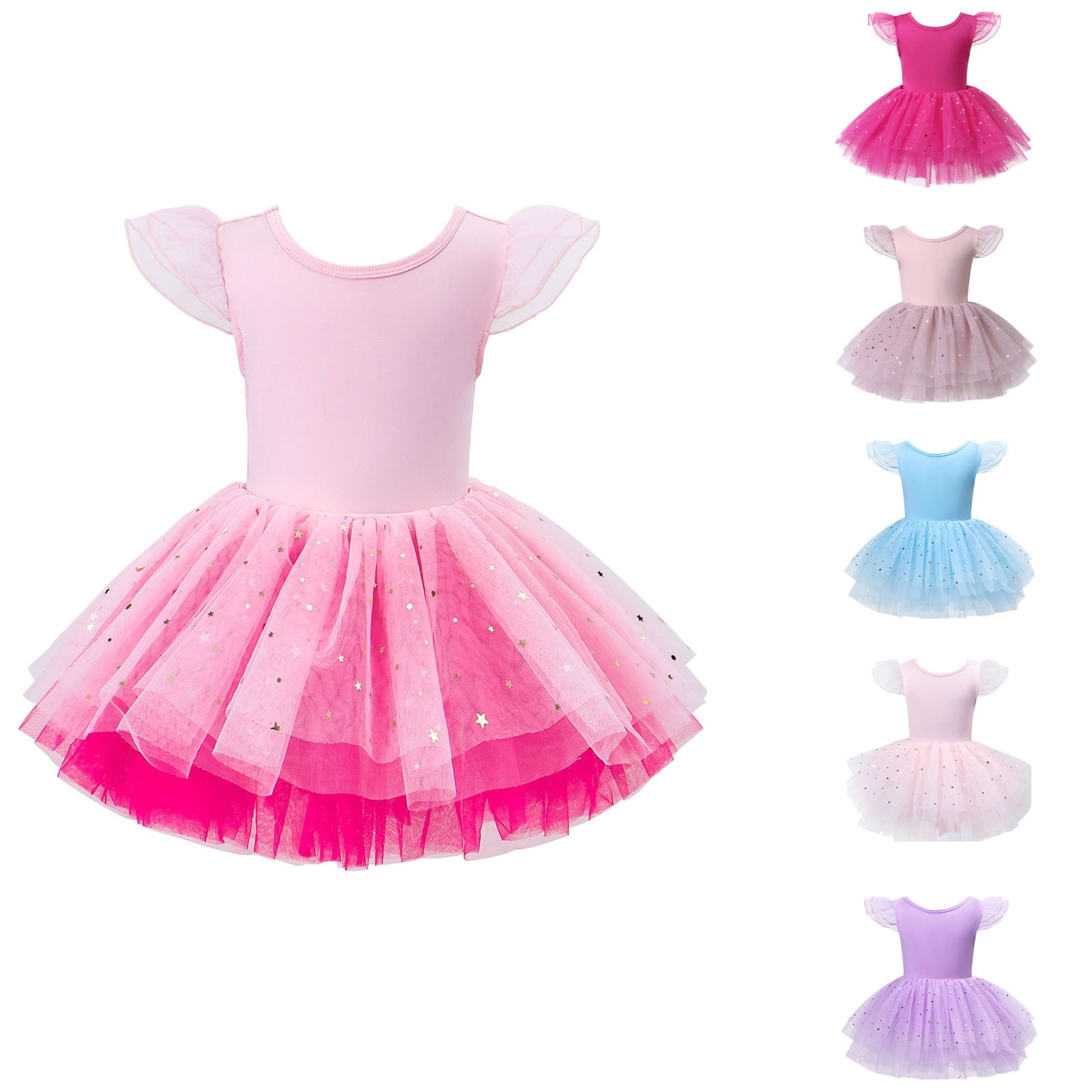 Shadoumai Girls Dance Dress Ballet Practice Tutu Skirt For Performances ...