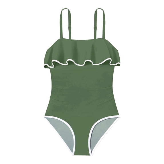 Shadoumai Girls Swim Bikini Bottoms with Fully Lined， UPF50+ Rash Guard ...