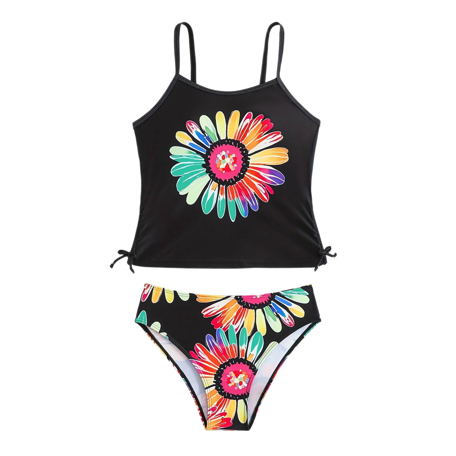 Shadoumai Girls Swimsuit 2 Piece Girls Bikini Modest Bathing Suit ...