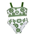 Shadoumai Girls Swimsuits Size 10-12 Ruched Side Princess Bikini Set ...