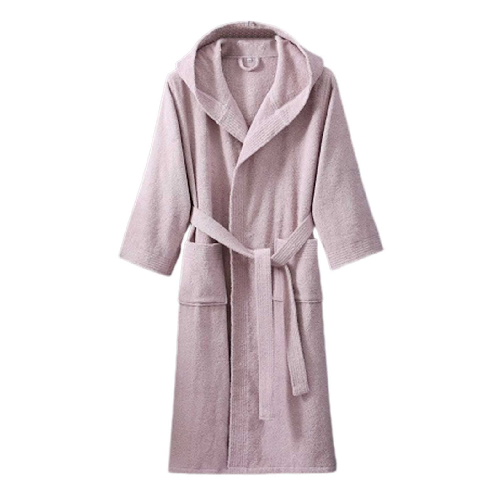 Shadoumai Robes for Women Fluffy Fuzzy Short Robe Waist Tie Fuzzy ...