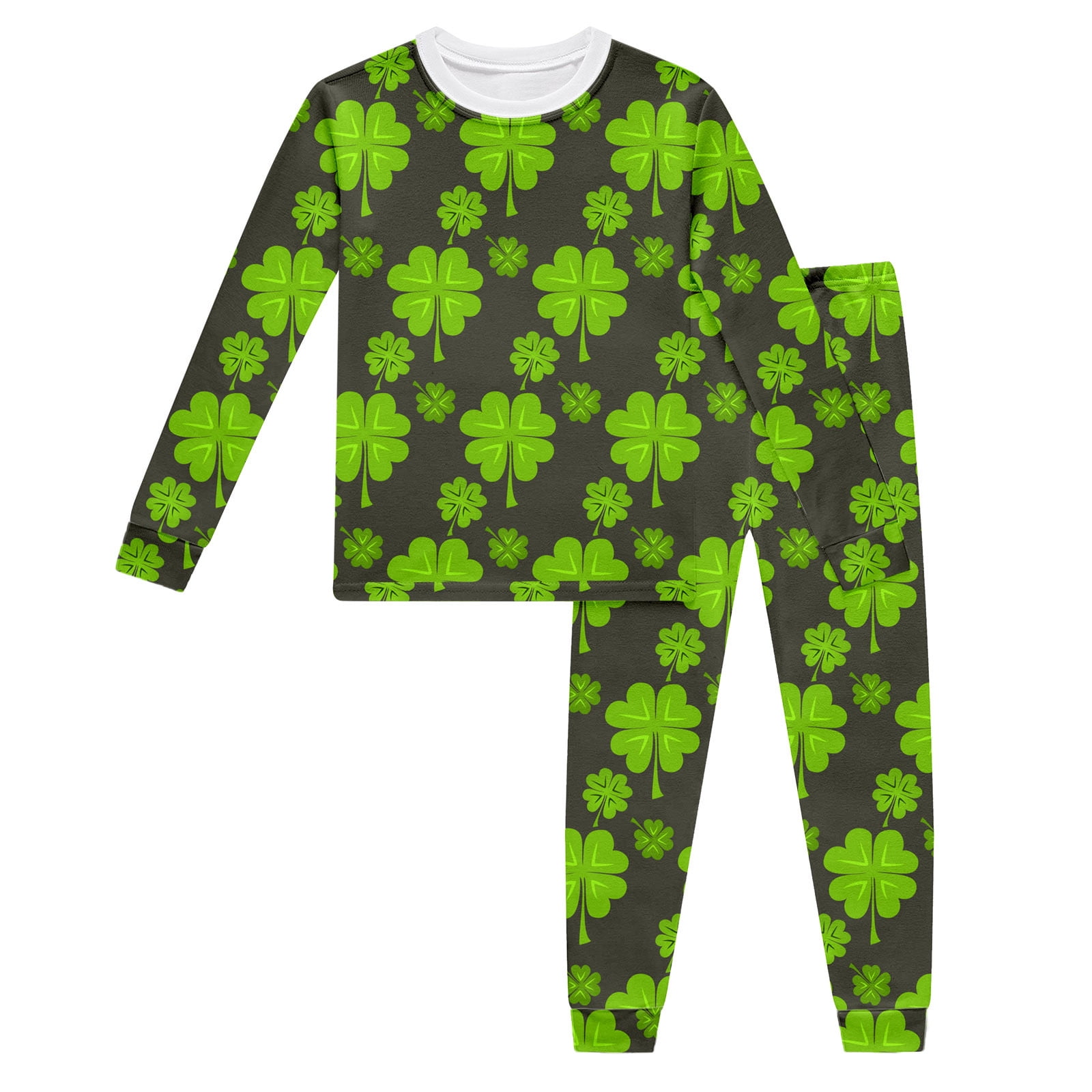 Shadoumai St Patricks Day Baby Girl Outfit Stripe Printed Button Down ...