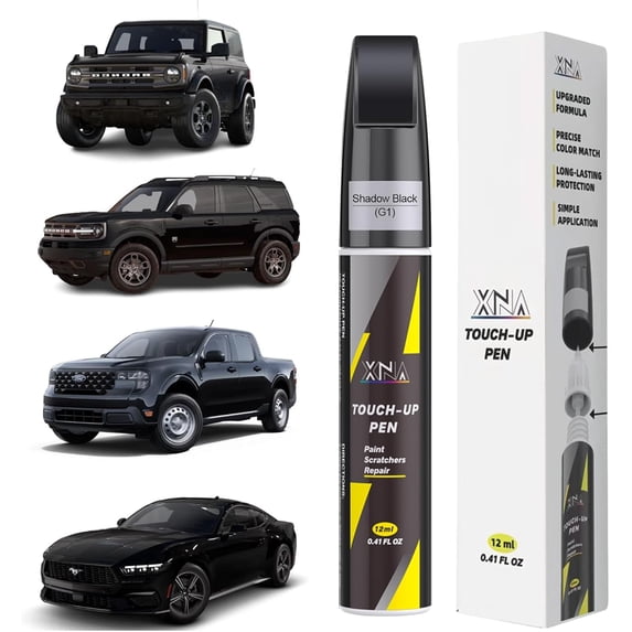 Shadow Black(G1) for Ford Touch Up Paint, Car Scratch Remover for Nicks ...
