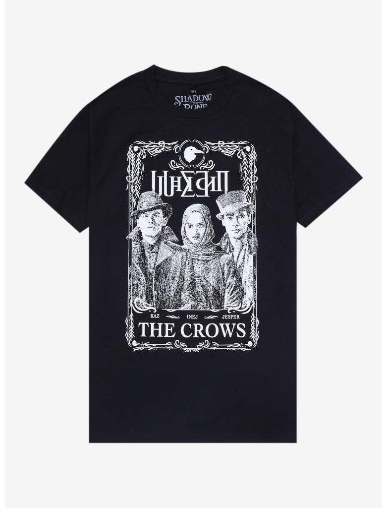 Shadow & Bone Crows Trio Black White Men’s/Unisex Tee 2XL Ripple ...