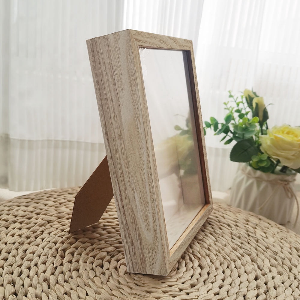 Shadow Box Depth 3cm Wooden Photo Frame For Displaying Three ...