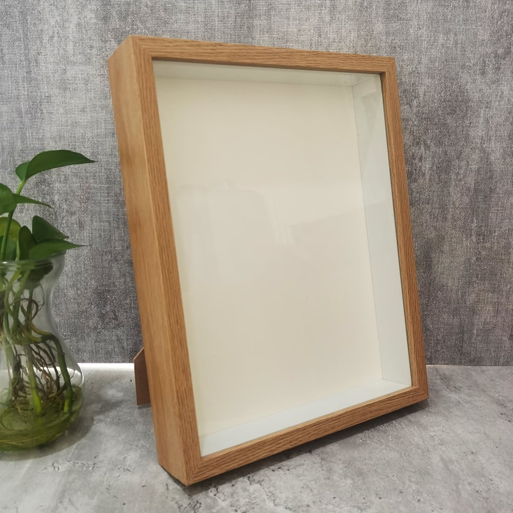 Shadow Box Depth 3cm Wooden Photo Frame For Displaying Three ...