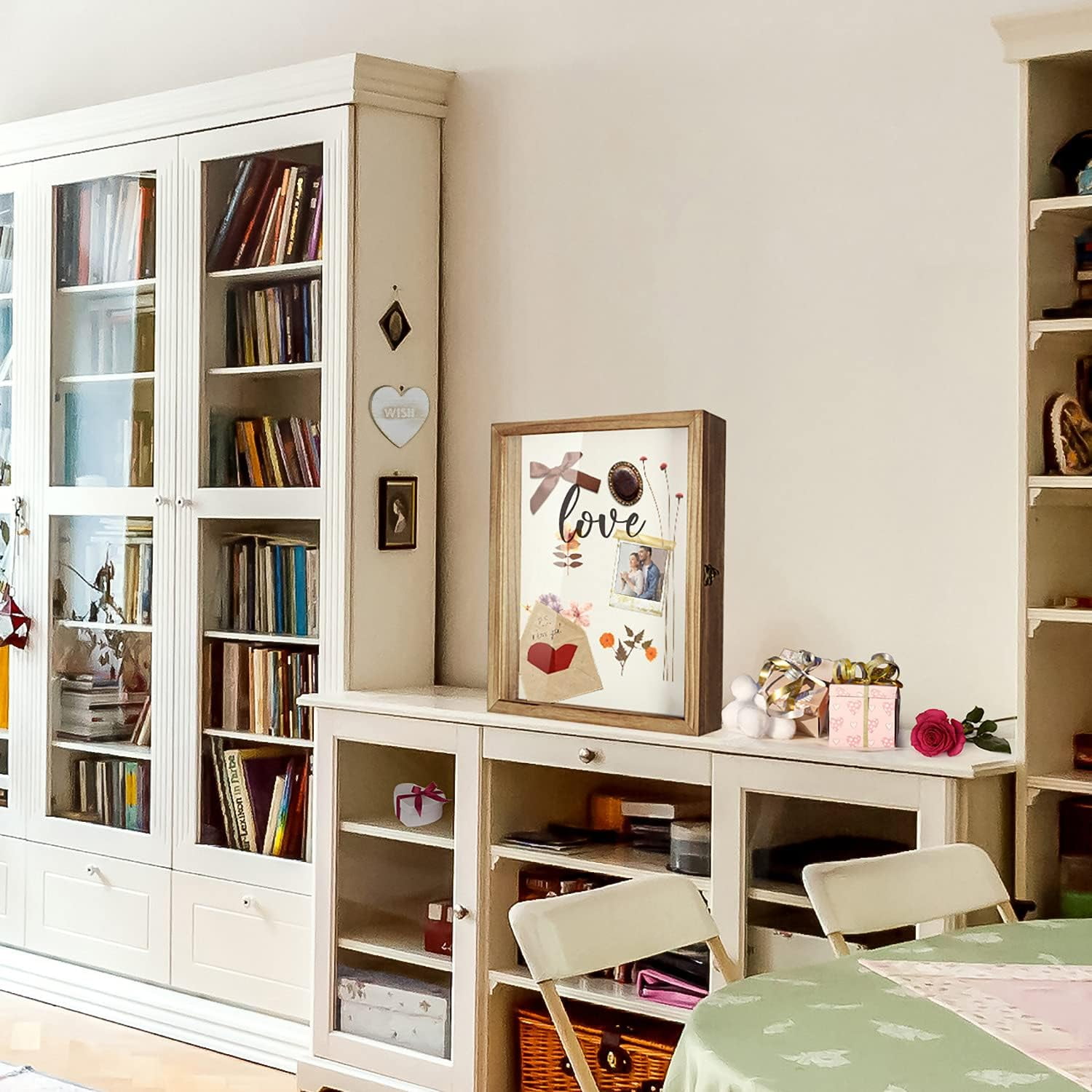 Shadow Box Display Case 13 x 16 Flowers Shadow Box Frame with Glass ...