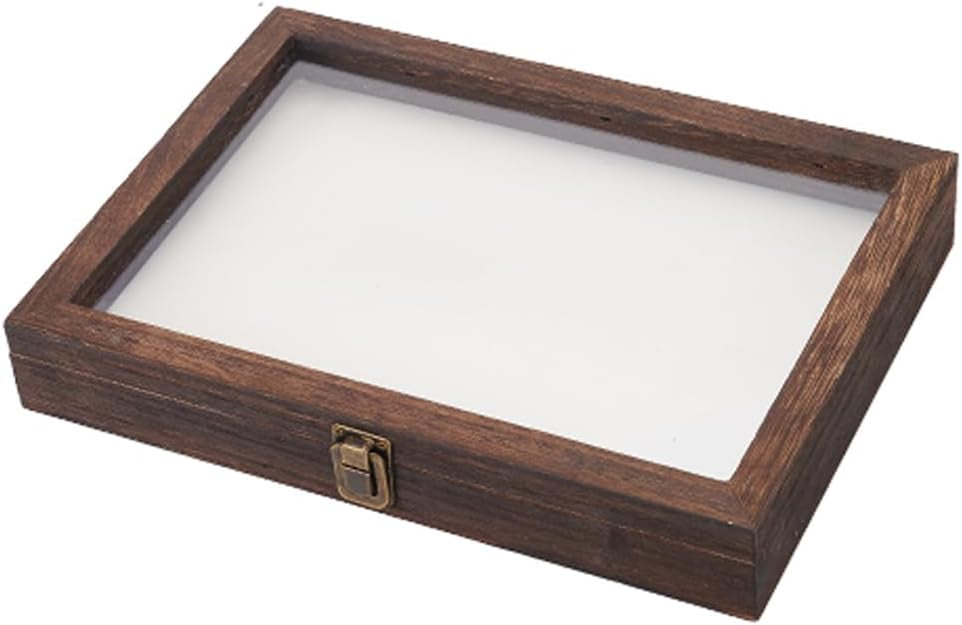 Shadow Box Display Case Shadow Frame Box Specimen Display Case Wood ...