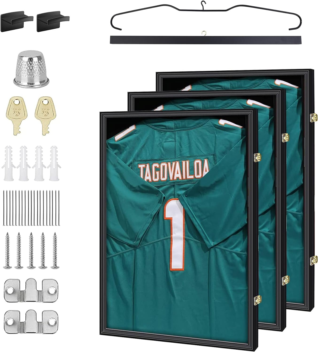 Shadow Box Frame, Jersey Frame, Display Case, Jersey Display Extra ...