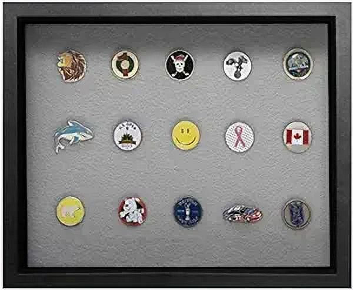 Shadow Box Golf Ball Marker Display (Black/Gray) - Walmart.com