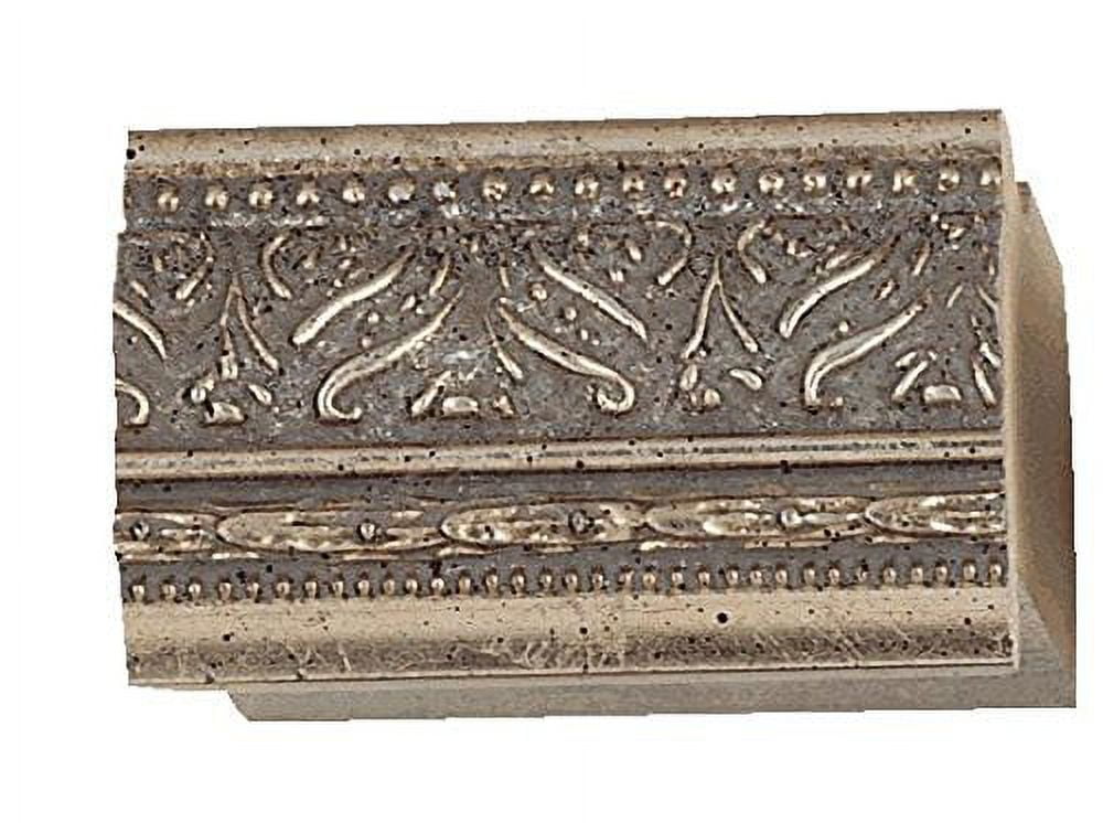 Shadow Box Picture Frame Moulding (Wood) 100Ft Bundle - Ornate Silver ...