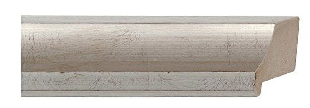 Shadow Box Picture Frame Moulding (Wood) 18Ft Bundle - Lacquer Silver ...