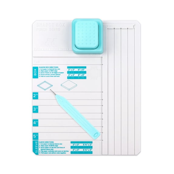 Shadow Box Punch Board for DIY Making 2"，3", 4", 5" Shadow Boxes and ...