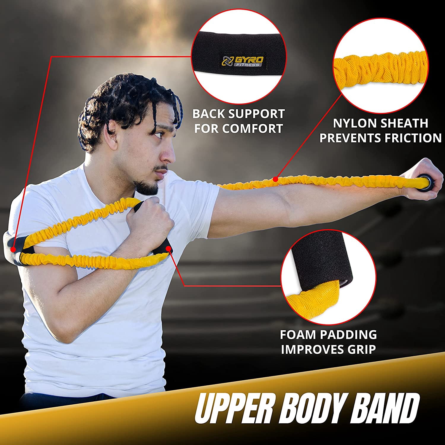 Shadow Boxer Pro Boxing Resistance Bands Set with Ankle Cuffs - Ideal ...