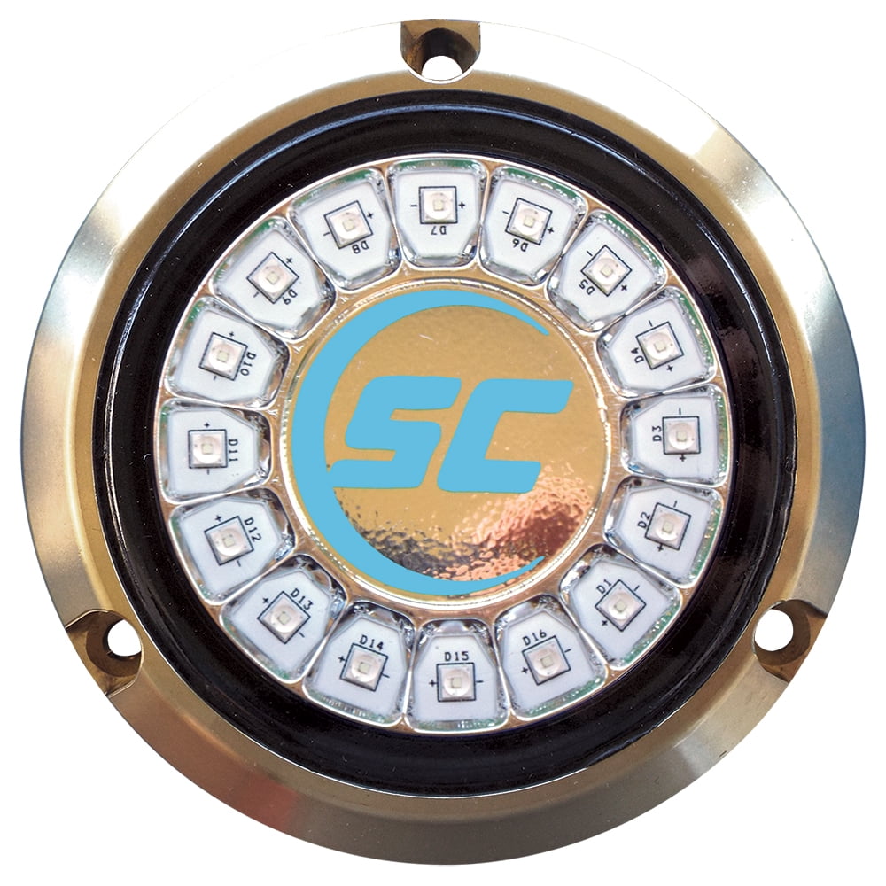 Shadow-Caster Bimini Blue Single Color Underwater Light - 16 LEDs ...