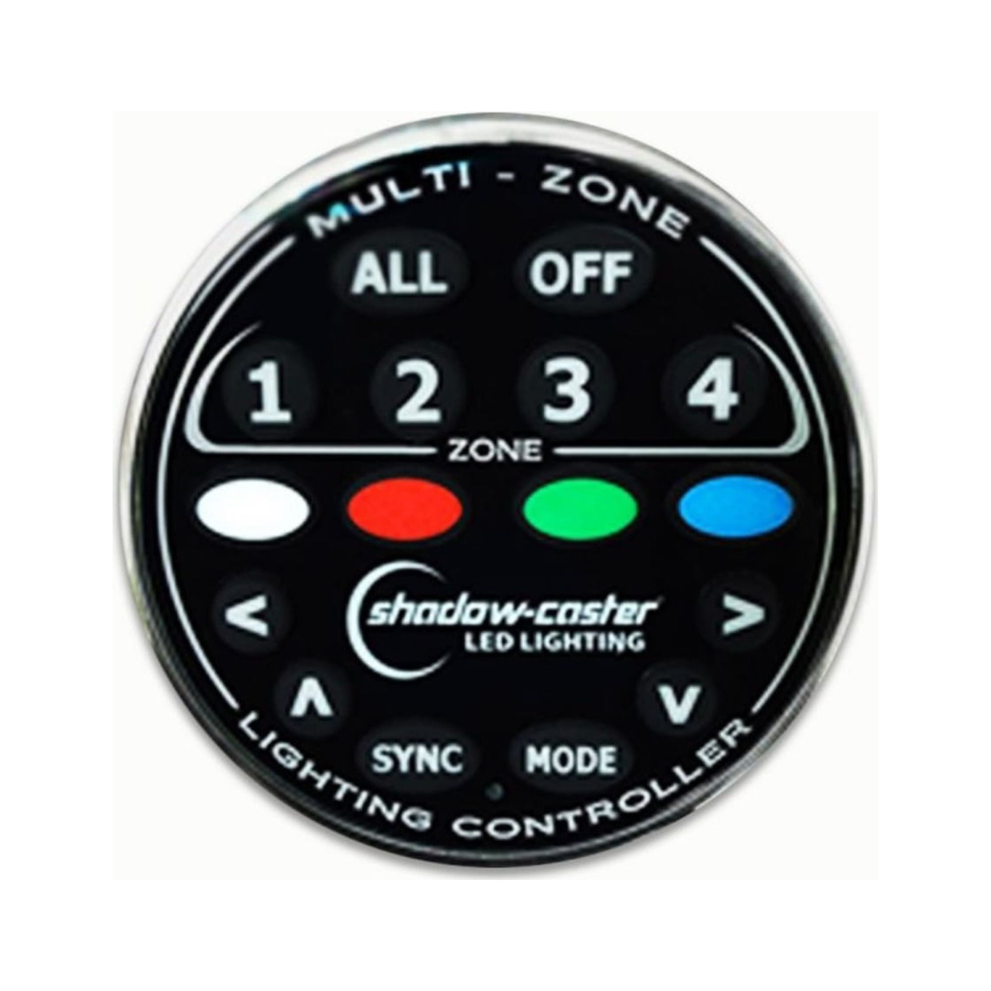 Shadow-Caster Round Zone Controller 4 Channel Remote f/MZ-LC or SCM-LC ...