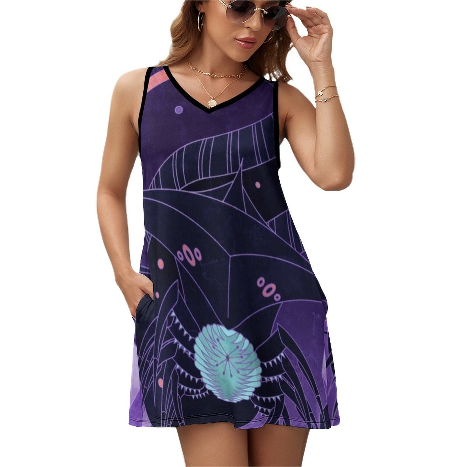 Shadow Leviathan Square Neck Dress New Plus Size Elegant Women Waist ...