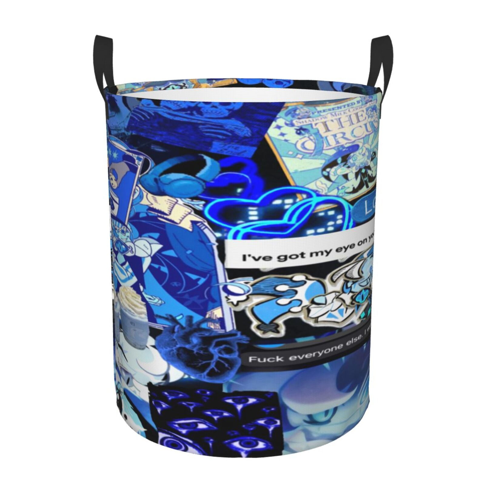 Shadow Milk Cookie 3d Graphic Flame Laundry Basket Fire Flame Clothes ...