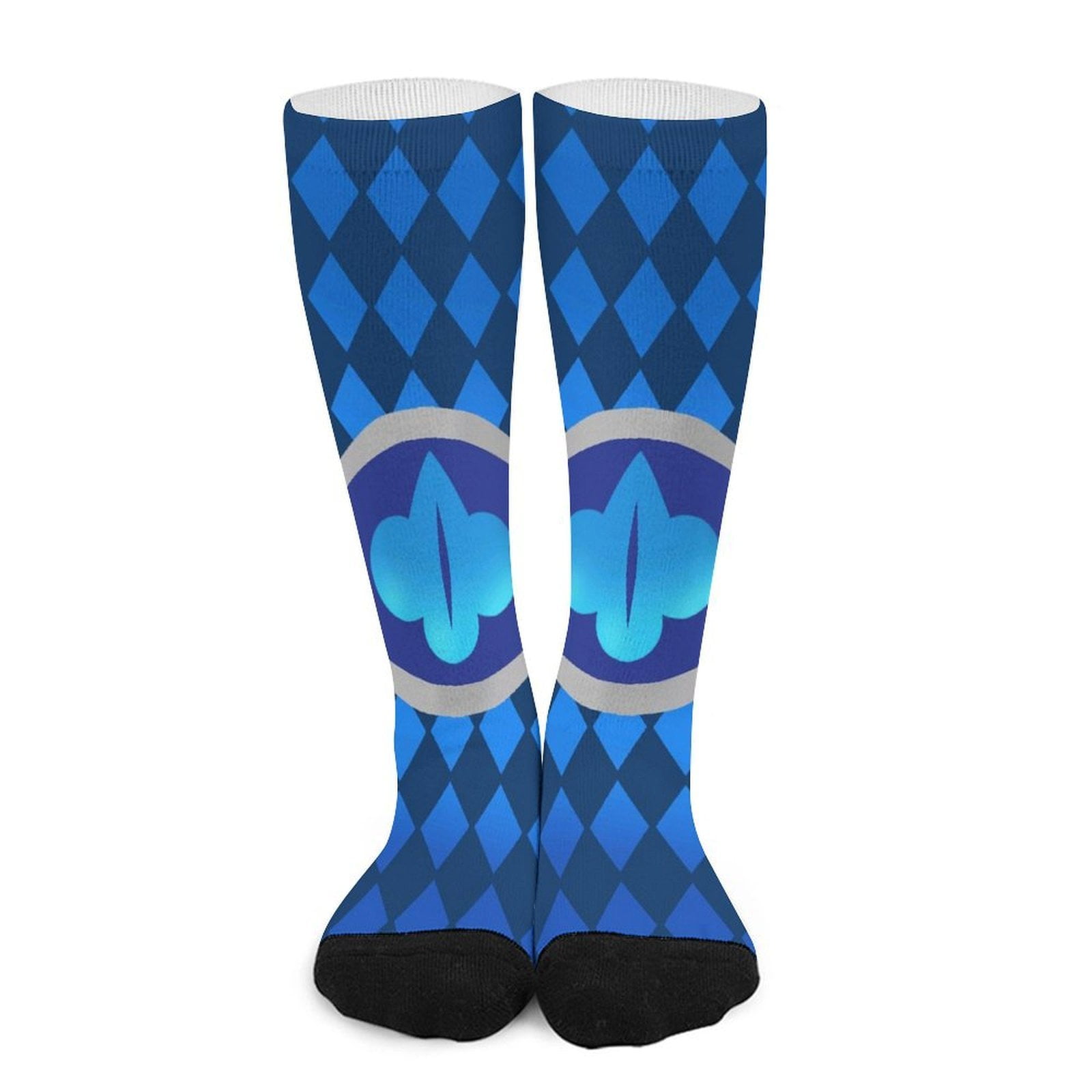 Shadow Milk Cookie Athletic Crew Socks Over the Calf Tube Socks ...