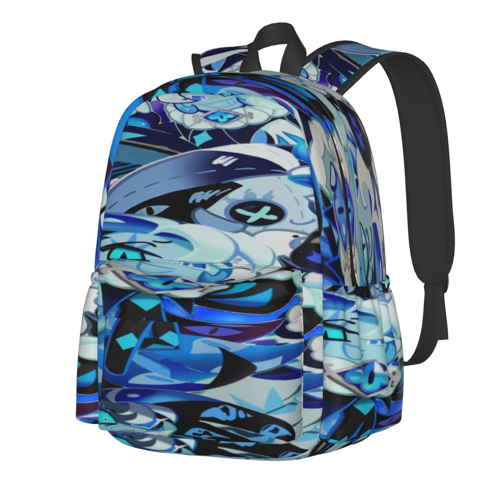 Shadow Milk Cookie Backpack Cartoon Backpacks Travel Laptop Daypack 17 Inch Bags For Men Women ...