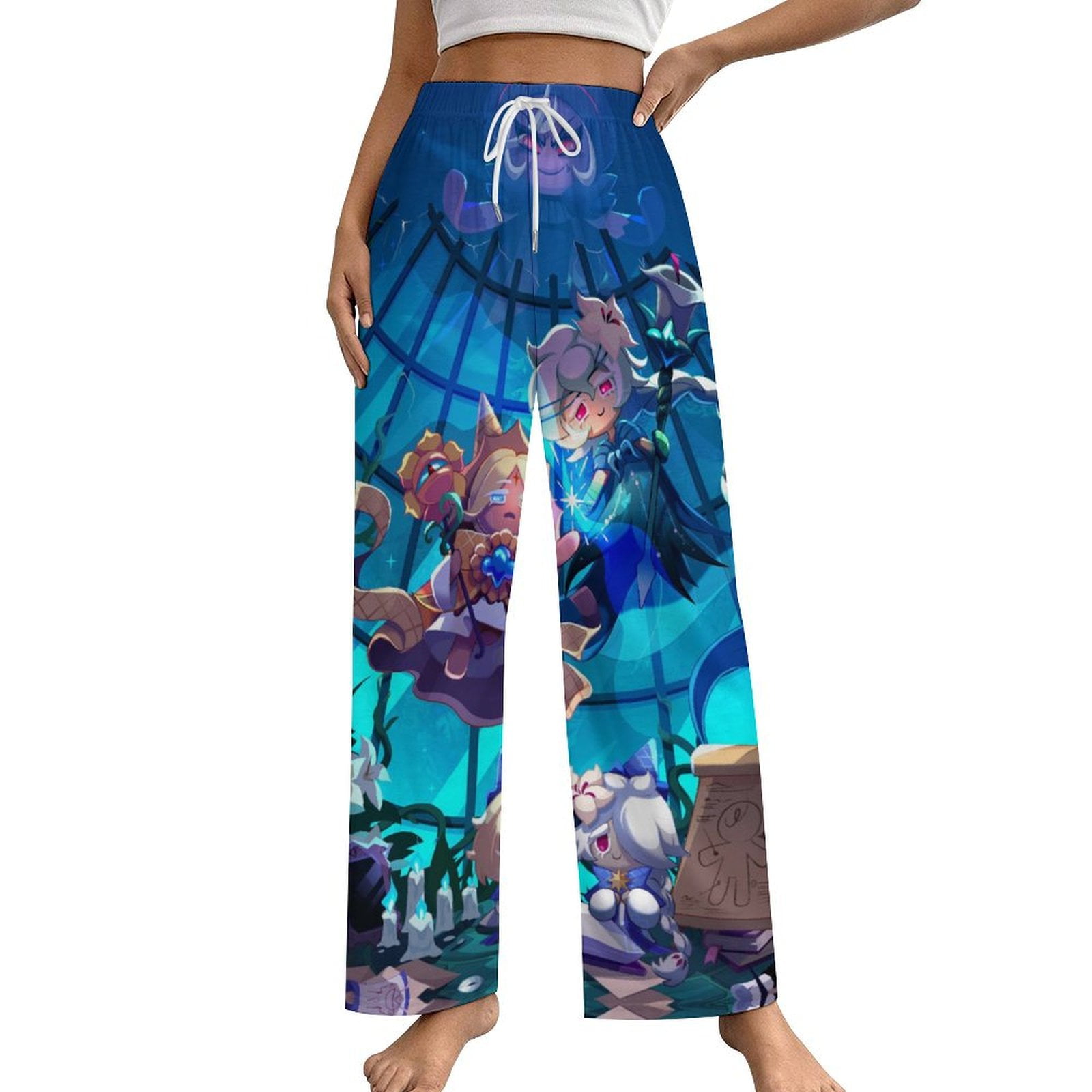 Shadow Milk Cookie Home Pajamas Long Pants Ladies Pjs Sleepwear Pant ...