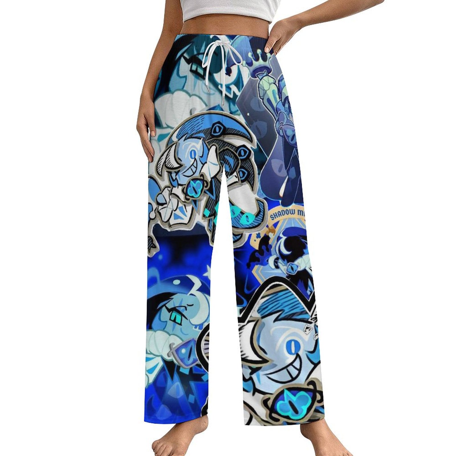 Shadow Milk Cookie Home Pajamas Long Pants Ladies Pjs Sleepwear Pant ...