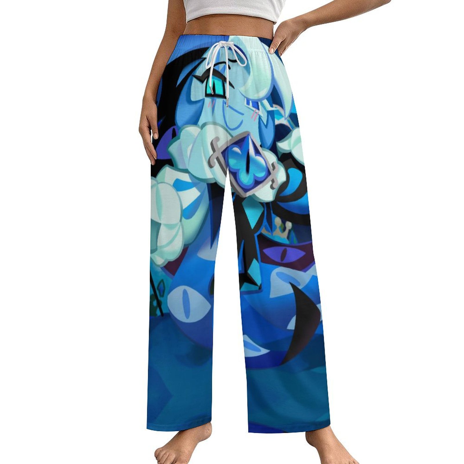 Shadow Milk Cookie Home Pajamas Long Pants Ladies Pjs Sleepwear Pant ...