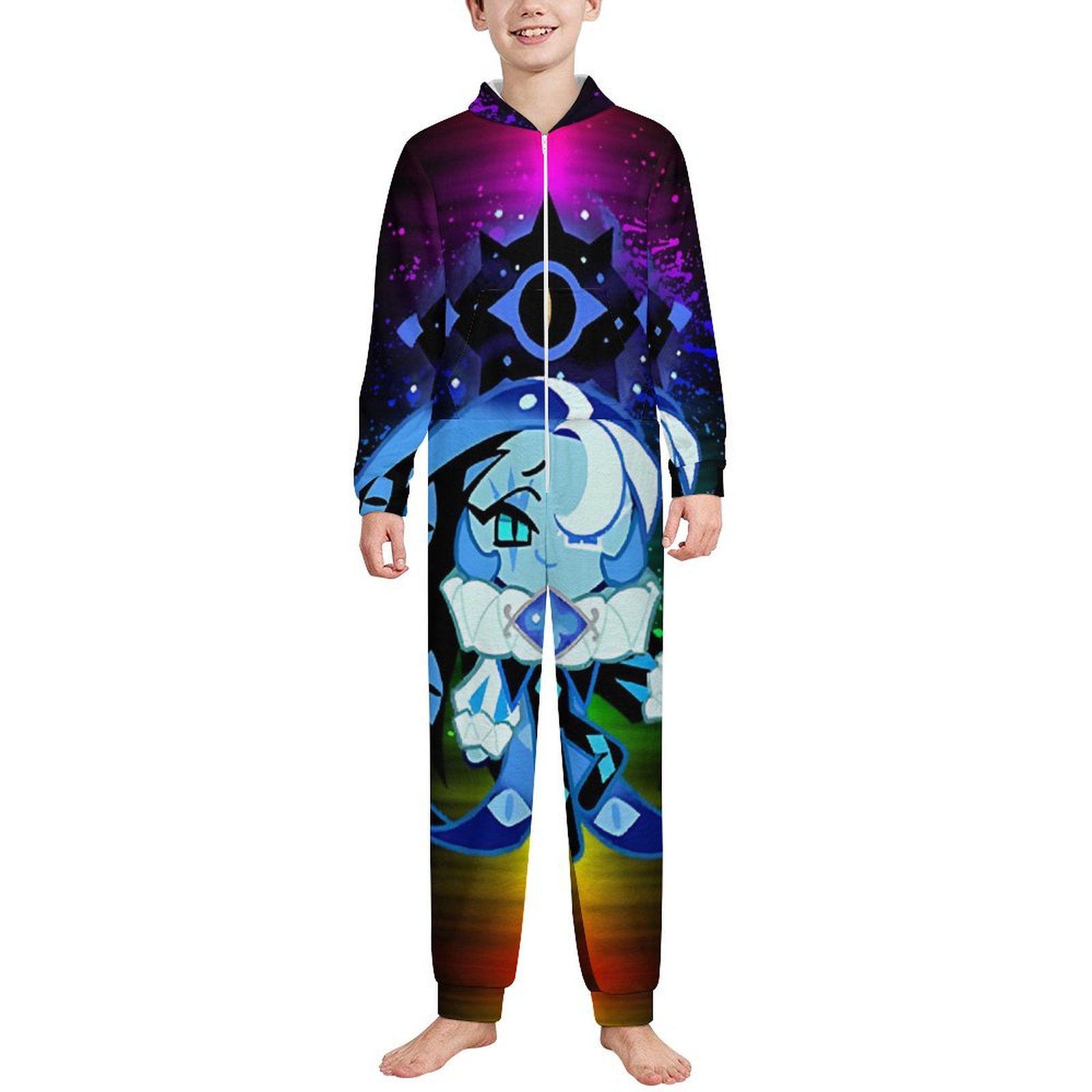 Shadow Milk Cookie Hoodie Zipper Onesie Pajamas Jumpsuit One-Piece ...