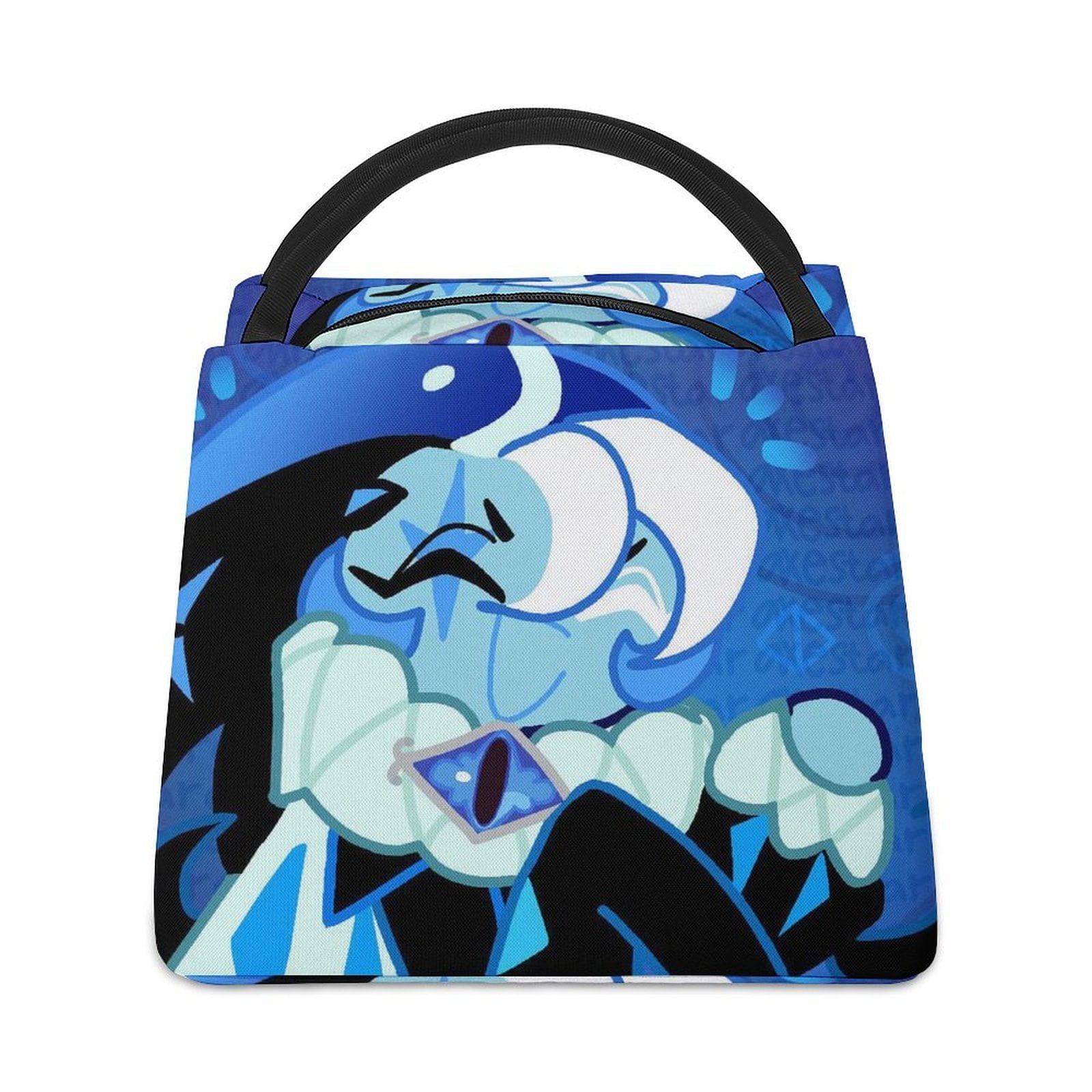 Shadow Milk Cookie Lunch Bag Reusable Cooler Tote Bag Insulated Lunch ...