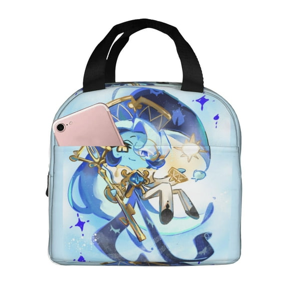 Shadow Milk Cookie Lunch Bag Tote Bag Insulated Lunch Box Picnic Beach ...