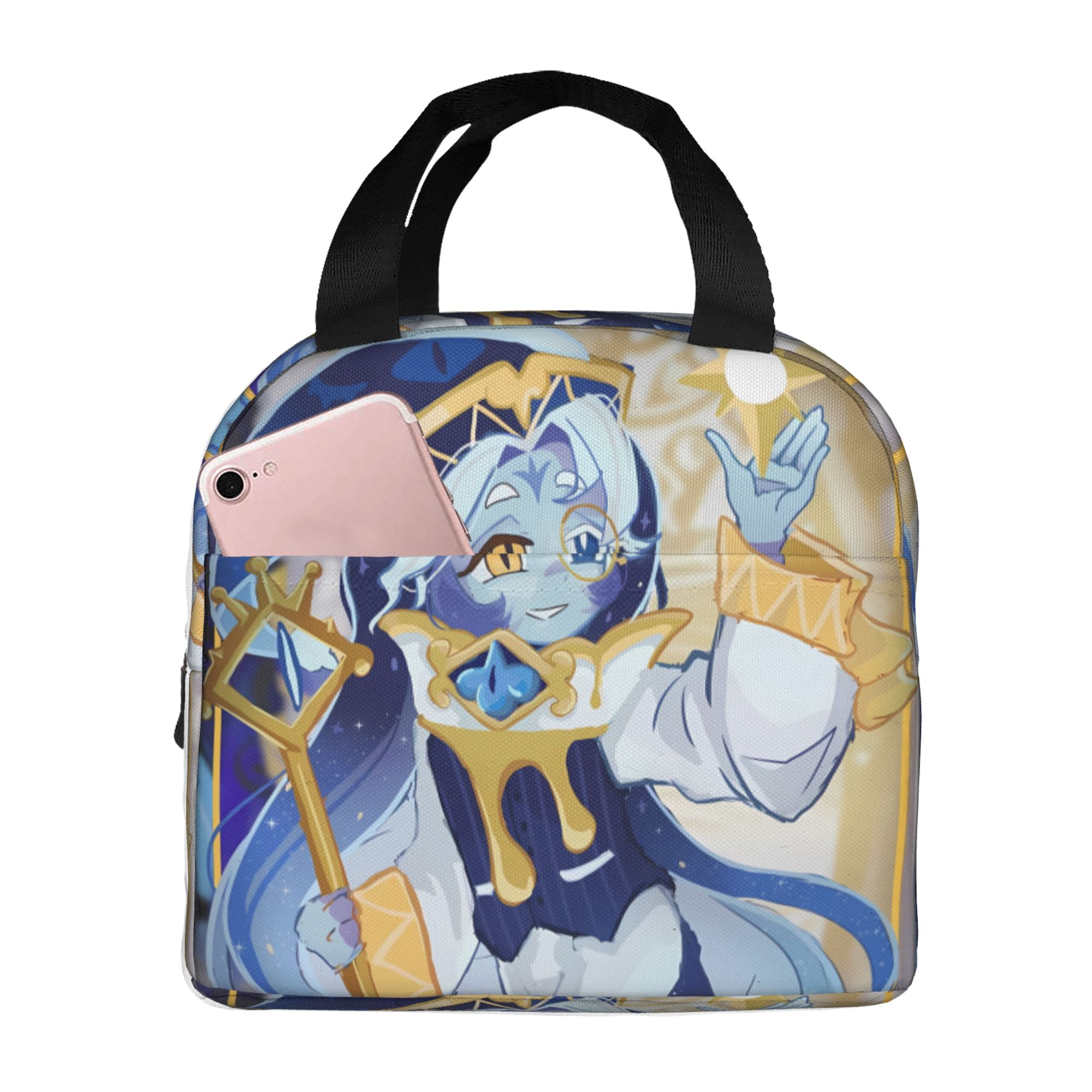Shadow Milk Cookie Lunch Bag Tote Bag Insulated Lunch Box Picnic Beach ...