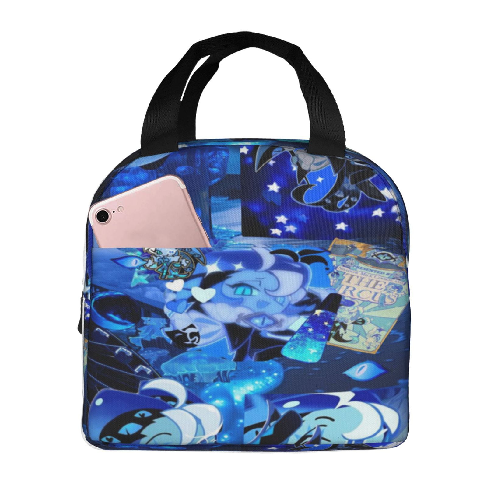 Shadow Milk Cookie Lunch Box Insulated Lunch Bag For Women Men Reusable ...