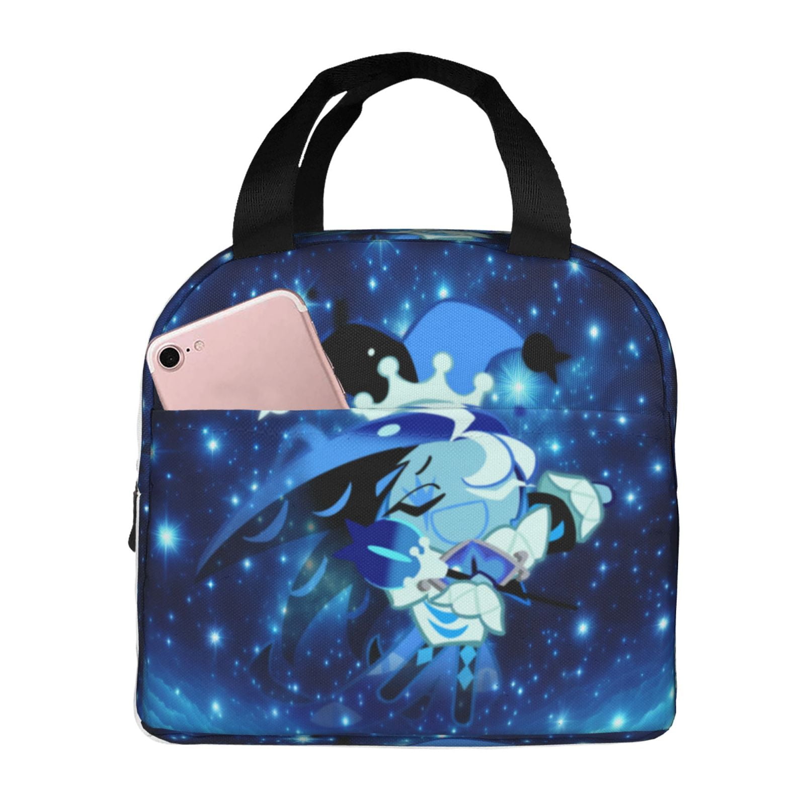 Shadow Milk Cookie Lunch Box Insulated Lunch Bag For Women Men Reusable ...