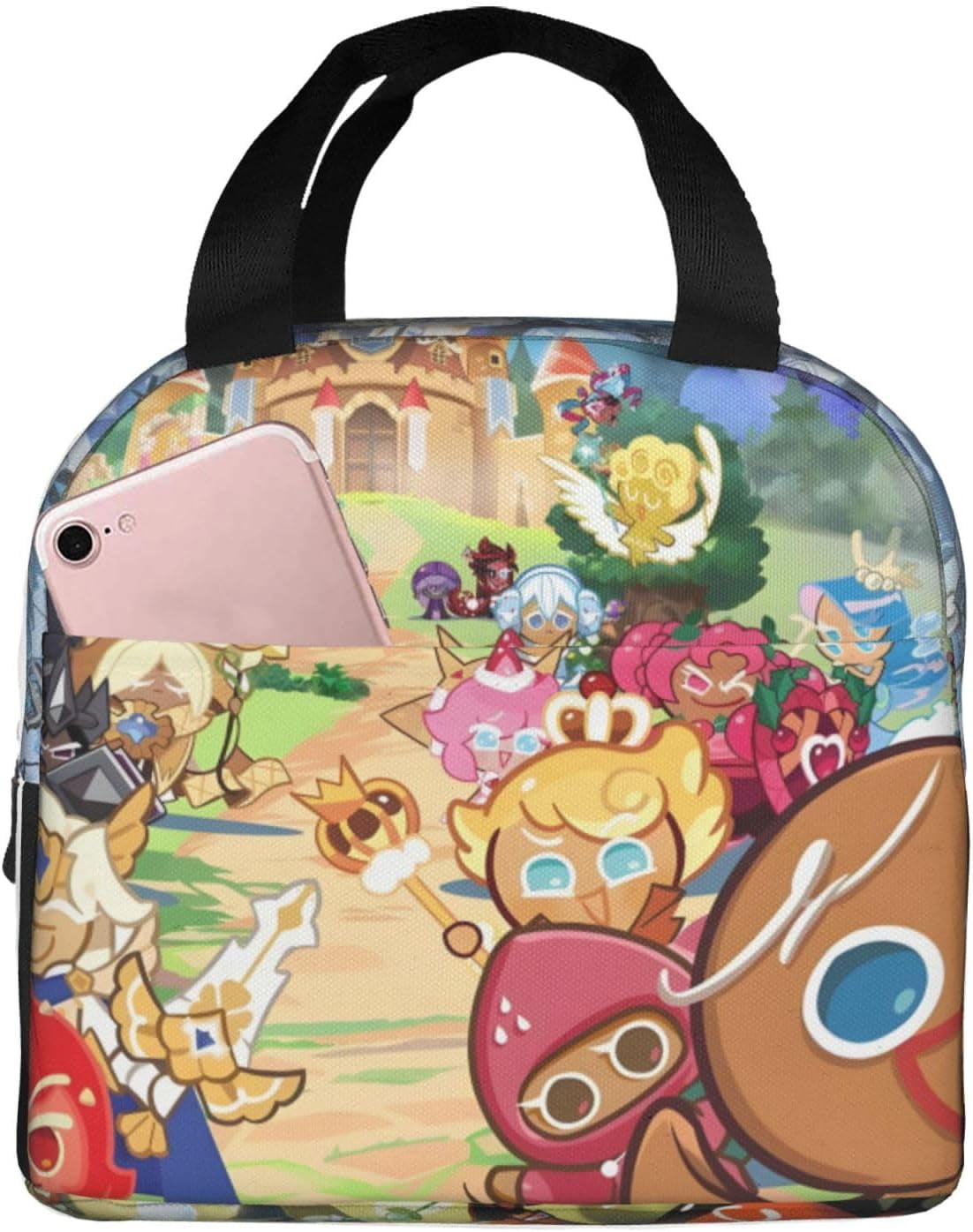 Shadow Milk Cookie Picnic Insulated Lunch Box Portable Thickened ...