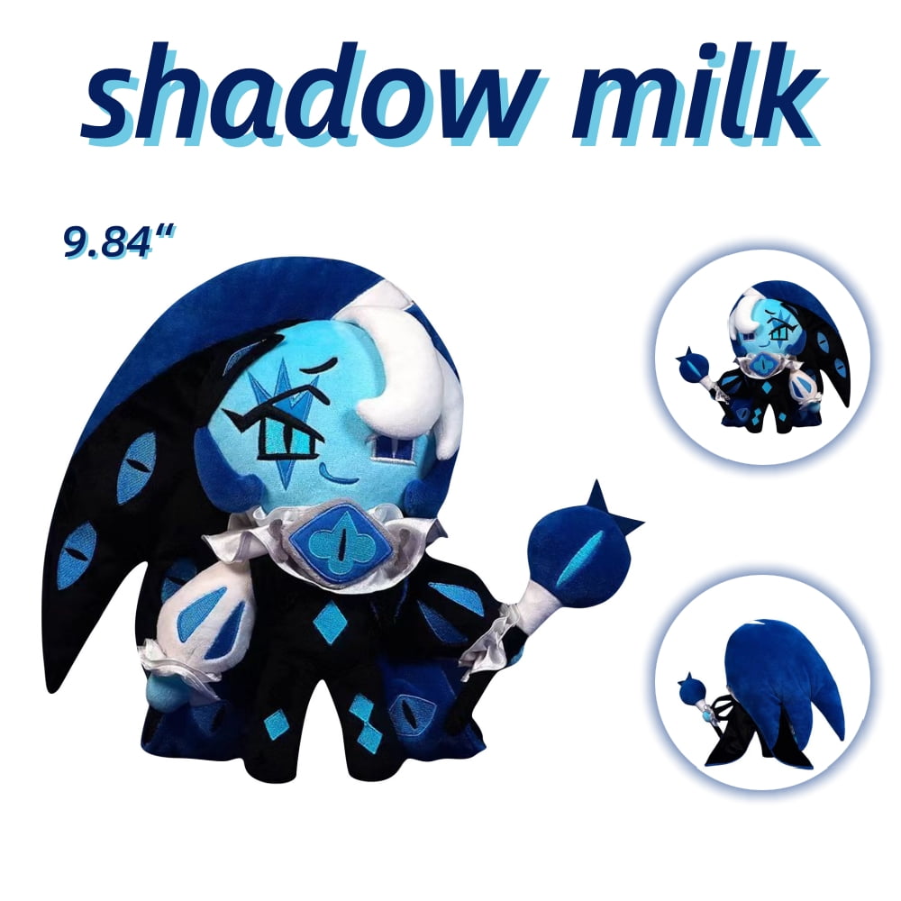 Shadow Milk Cookie Plush - Cookie Run Kingdom Plush Doll, Soft Stuffed ...