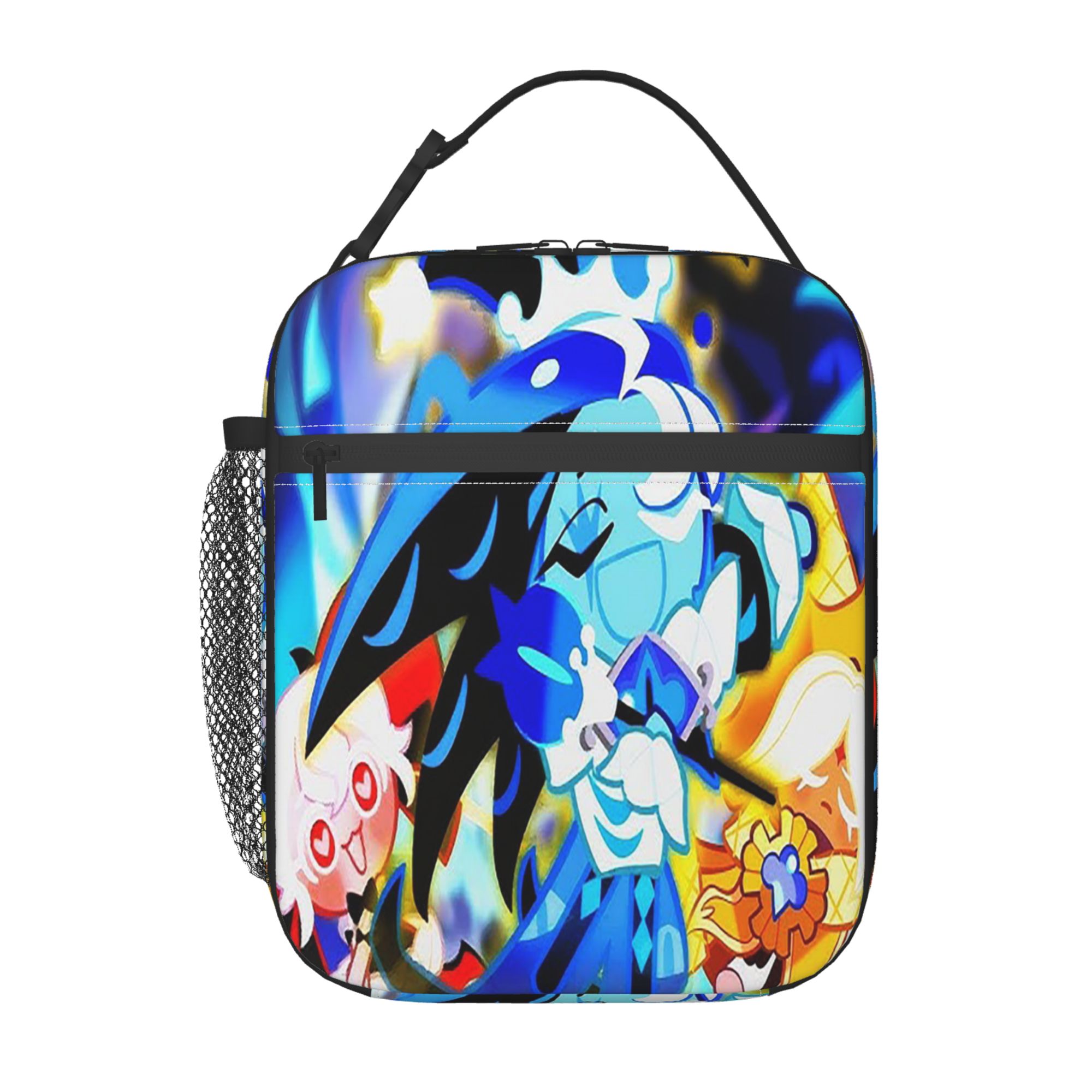 Shadow Milk Cookie Reusable Lunch Bag Cooler Tote Bag Adjustable ...