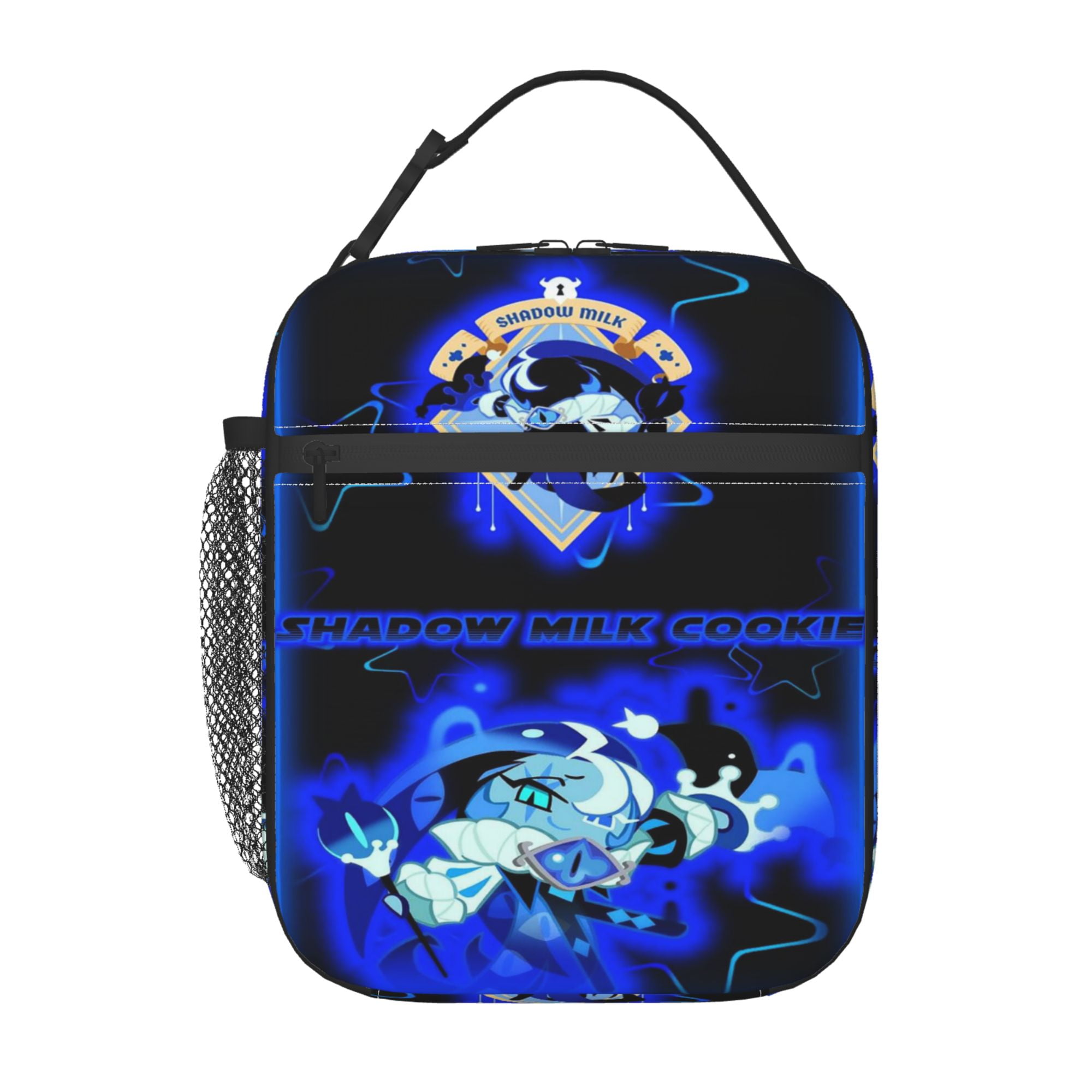Shadow Milk Cookie Reusable Lunch Bag Cooler Tote Bag Adjustable ...