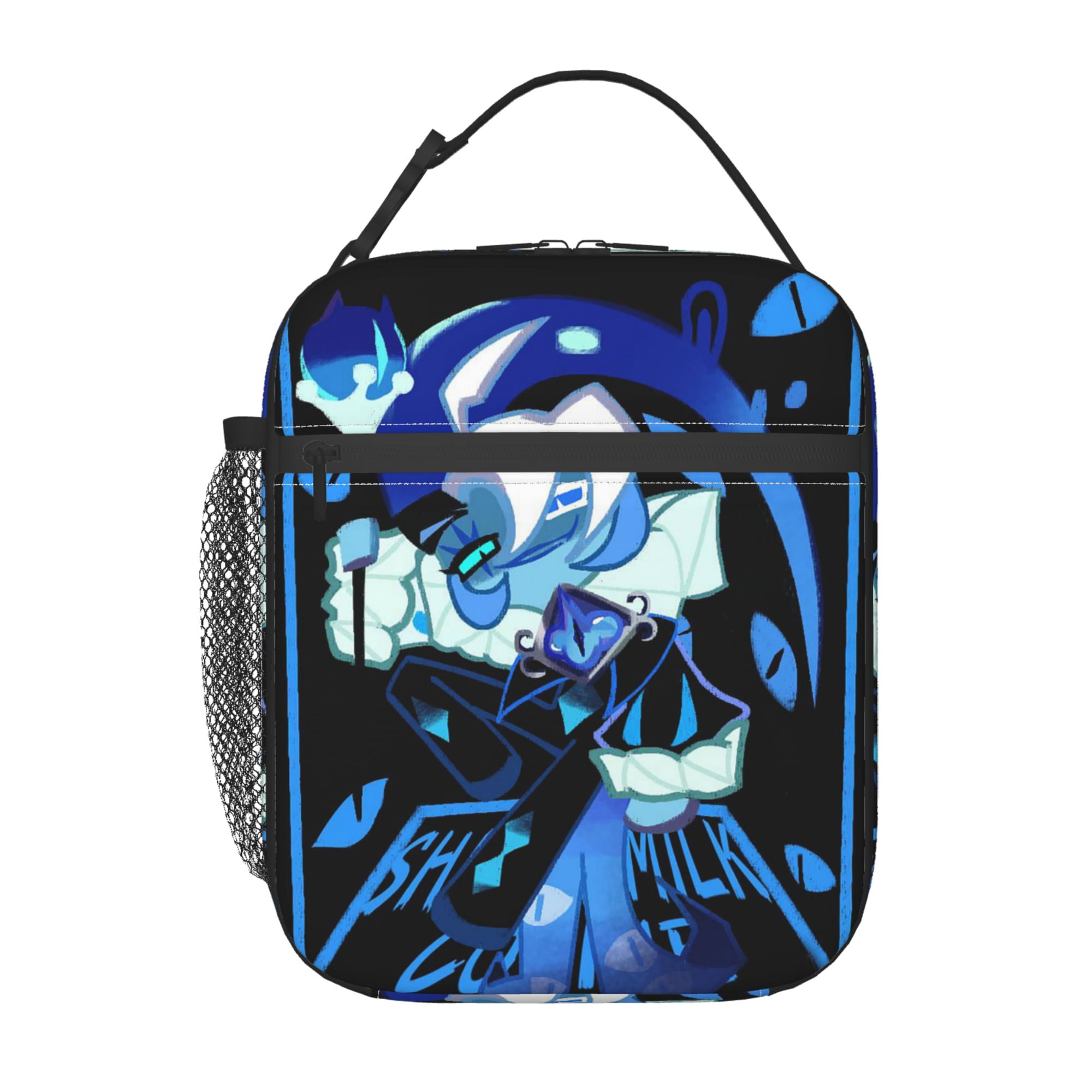 Shadow Milk Cookie Reusable Lunch Bag Cooler Tote Bag Adjustable ...