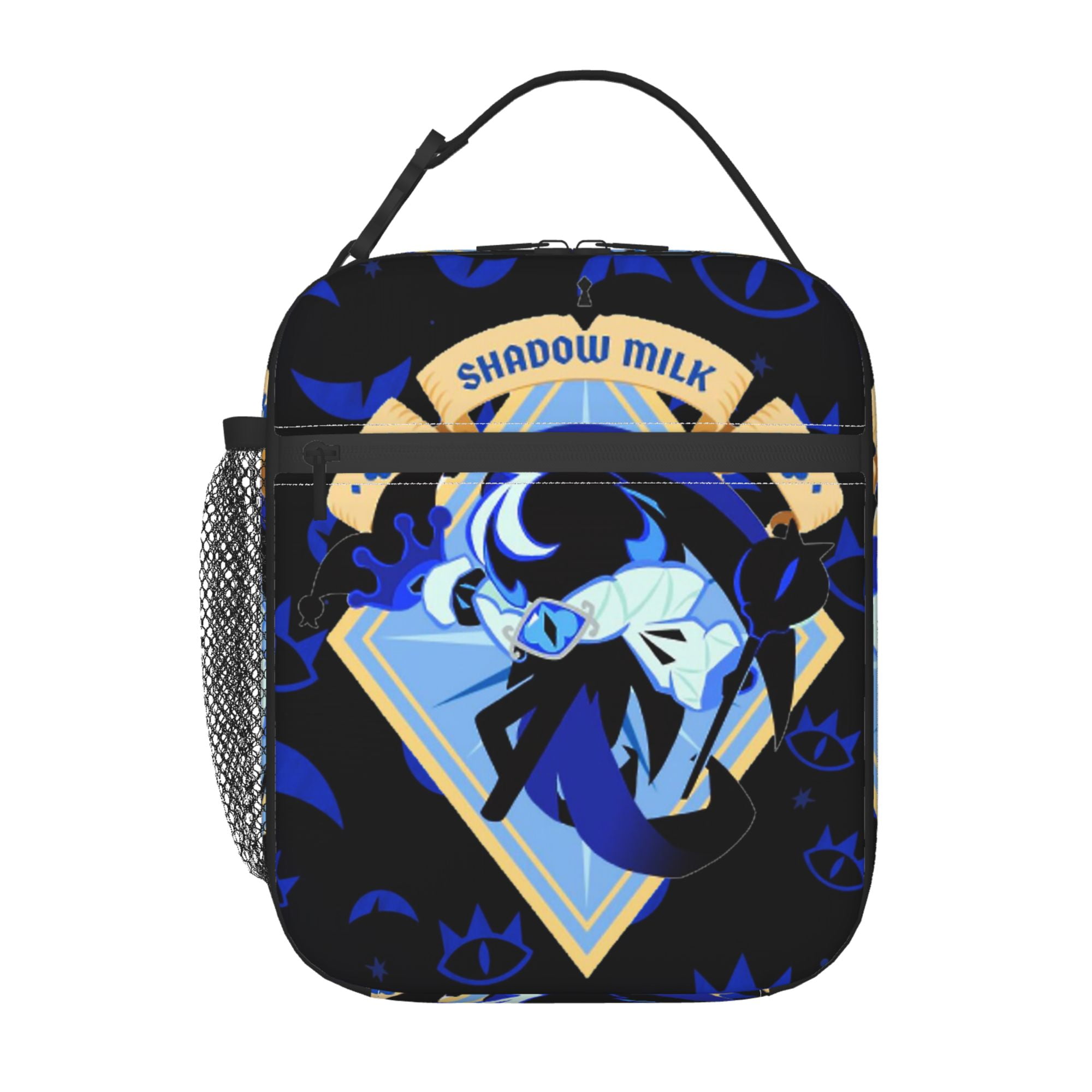 Shadow Milk Cookie Reusable Lunch Bag Cooler Tote Bag Adjustable ...