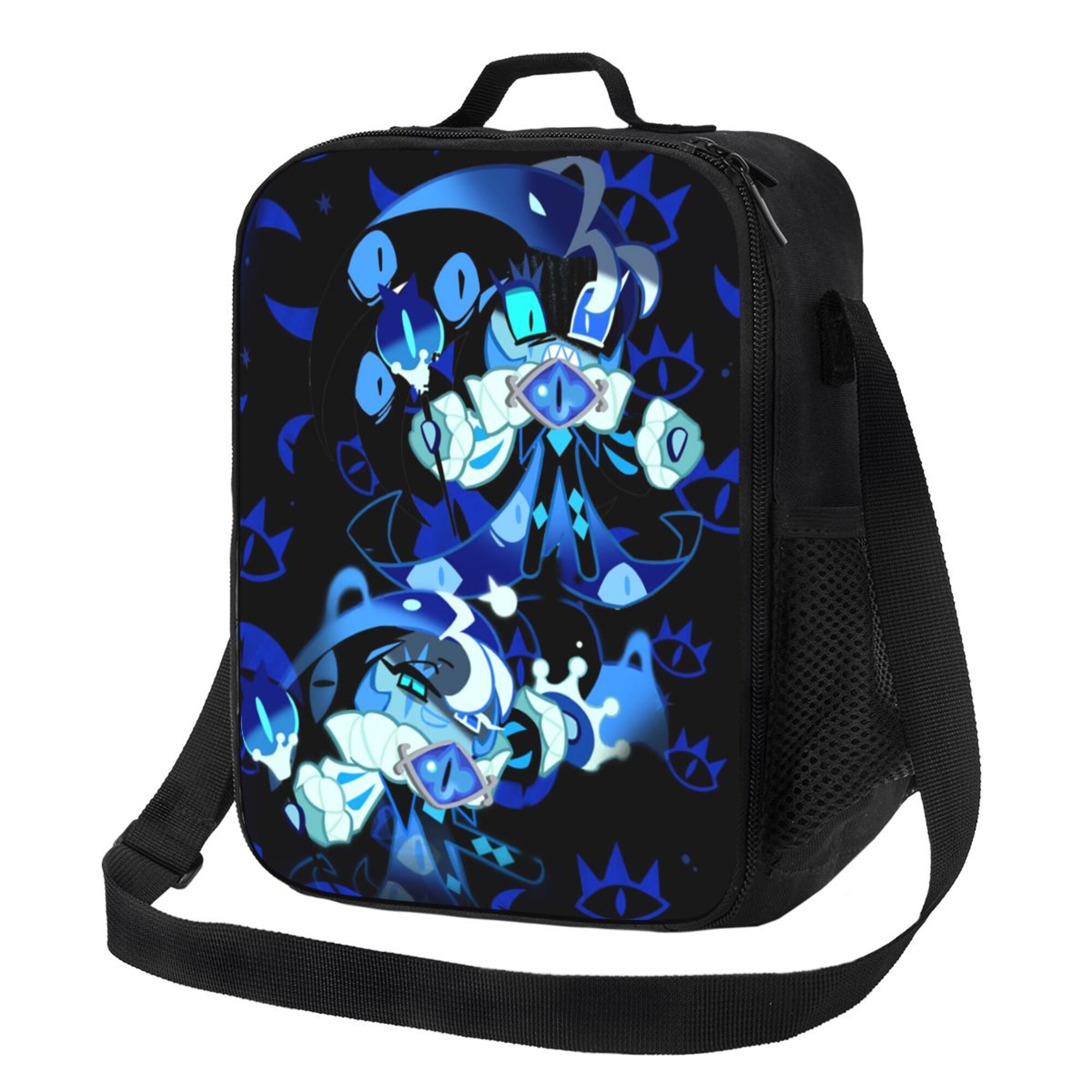Shadow Milk Cookie Reusable Lunch Bag Cooler Tote Bag Adjustable ...