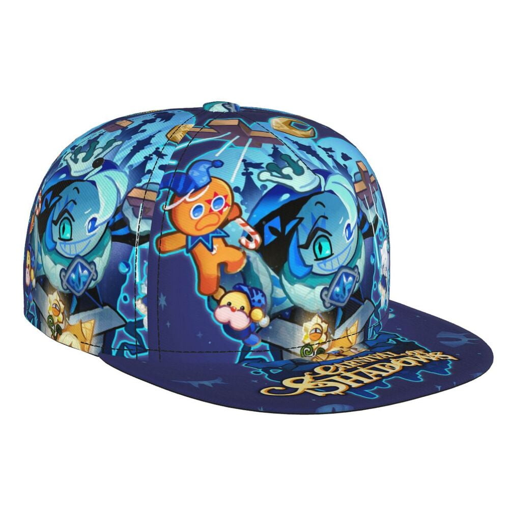 Shadow Milk Cookie Run Adjustable Brim Bill Baseball Cap Adjustable ...