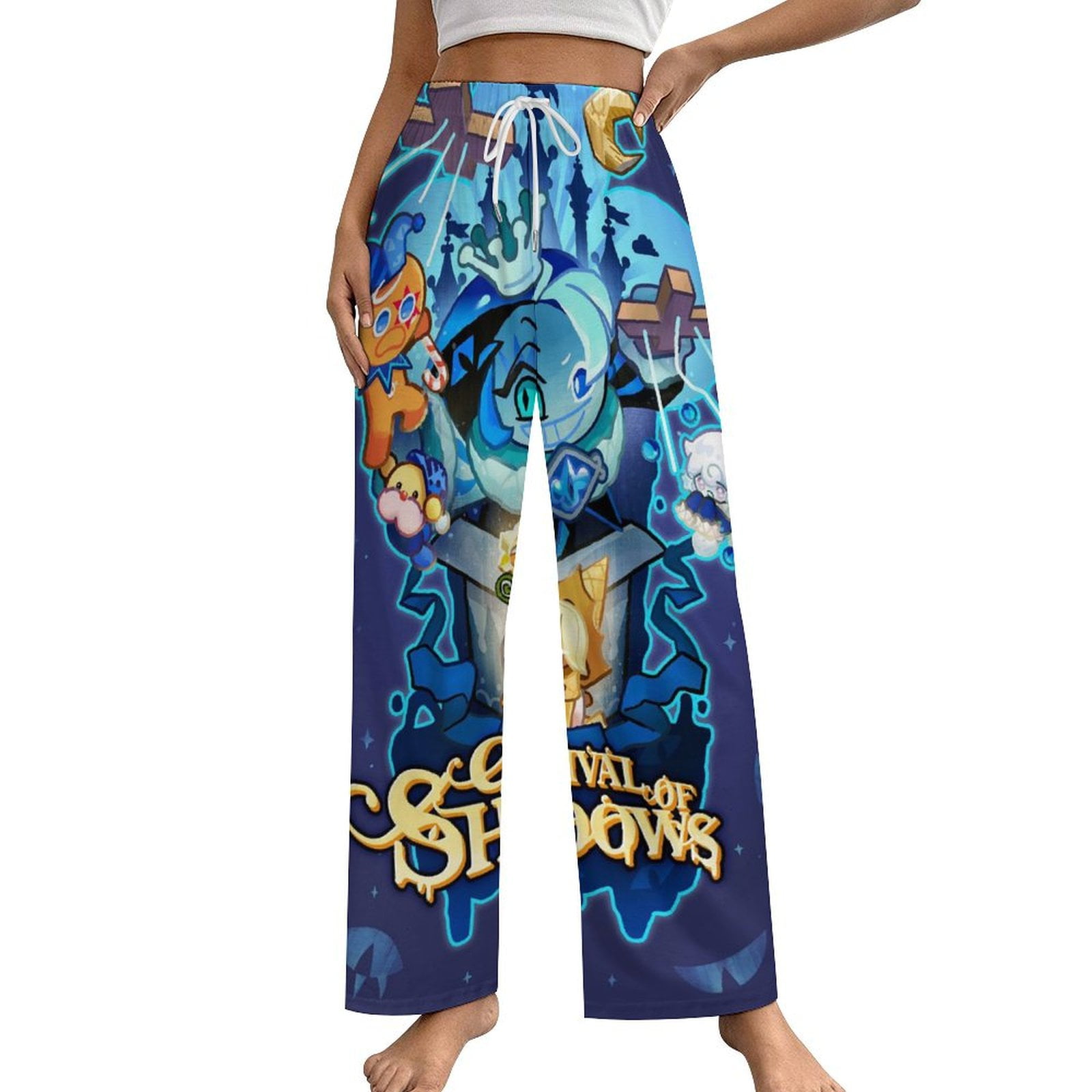 Shadow Milk Cookie Run Home Pajamas Long Pants Ladies Pjs Sleepwear ...