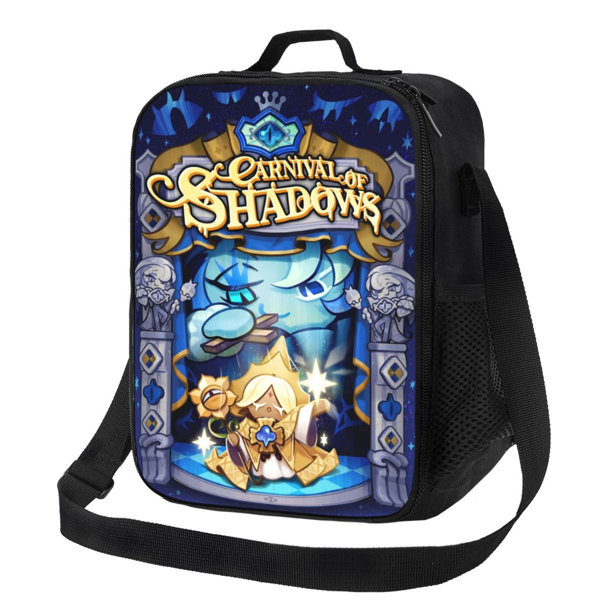 Shadow Milk Cookie Run Reusable Lunch Bag Cooler Tote Bag Adjustable ...