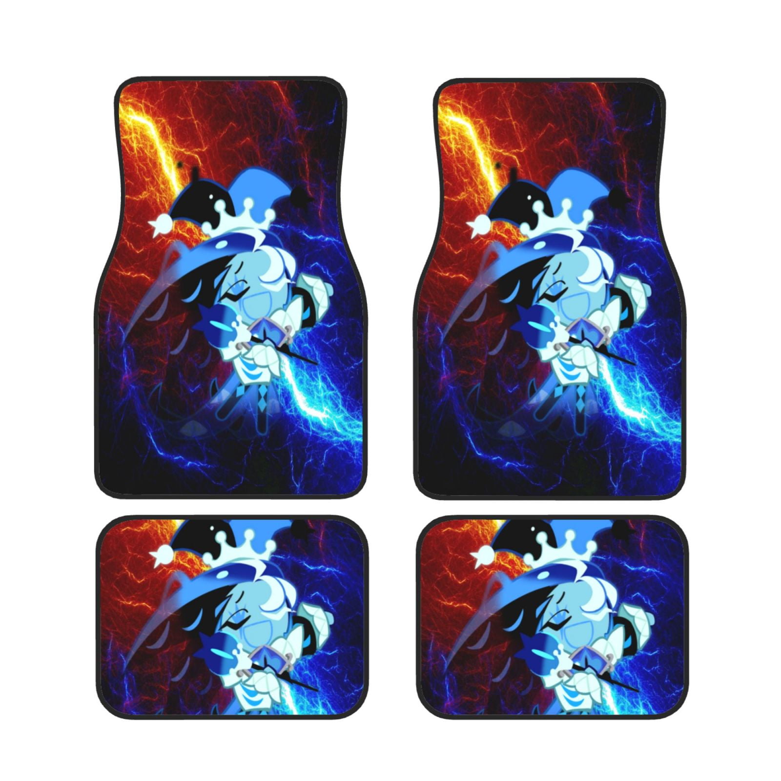 Shadow Milk Cookie Set Of 4 Pcs Cartoon Car Floor Mats Cartoon Print ...