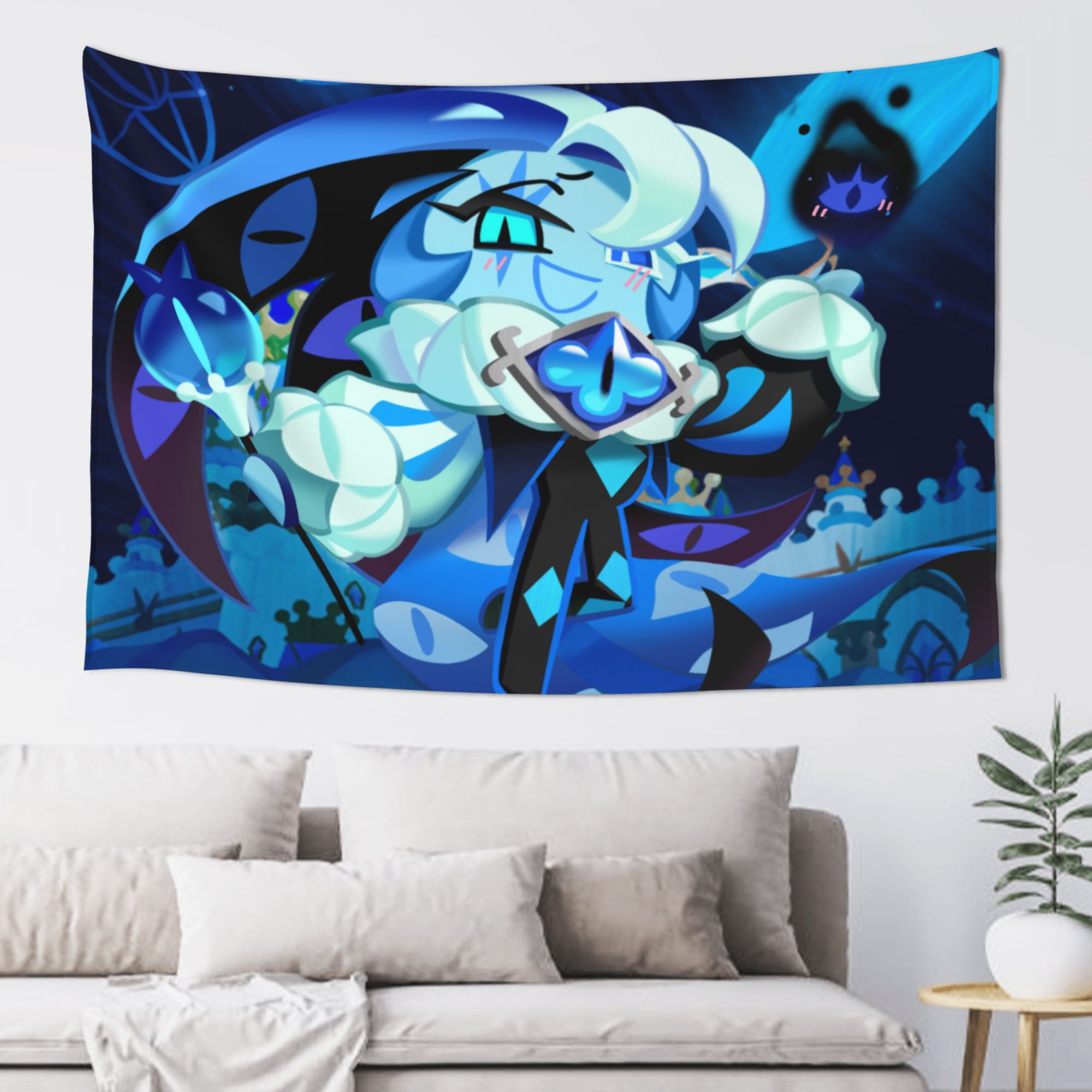 Shadow Milk Cookie Tapestry Banner 60*40in inch Decor Art Tablecloth Wall Hanging Mural for ...