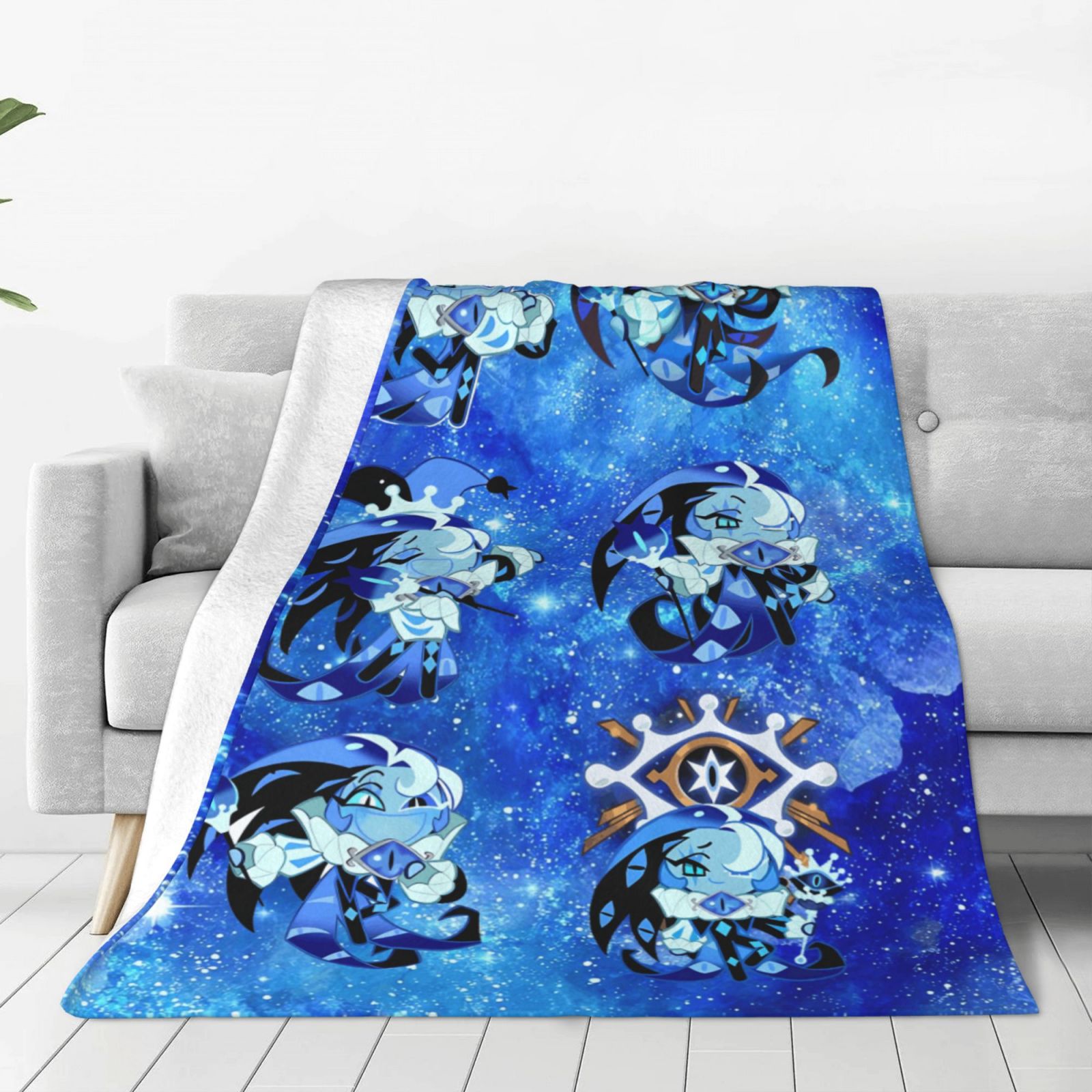 Shadow Milk Cookie Throw Blanket Couch Bed Sofa Soft Lightweight Warm ...