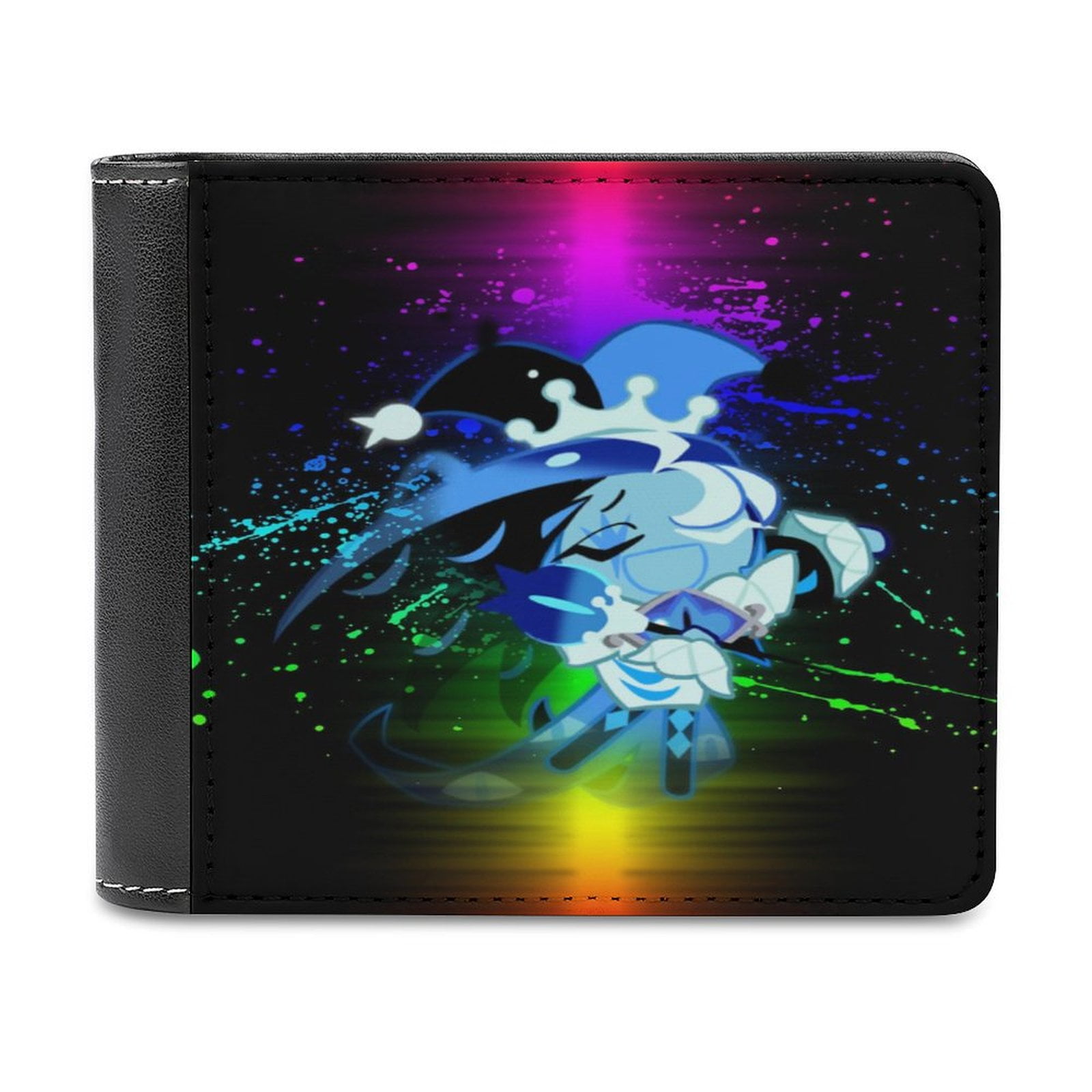 Shadow Milk Cookie Wallet for Men Leather Purse Clutch Card Holders ...