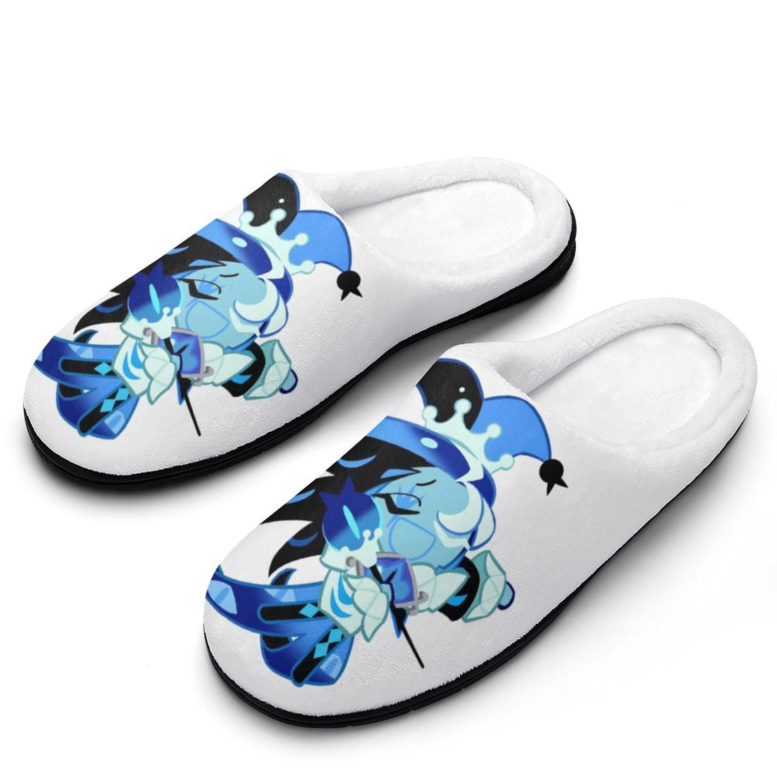 Shadow Milk Cookie Women's Cotton Slippers Warm Plush Lining Non-Slip ...