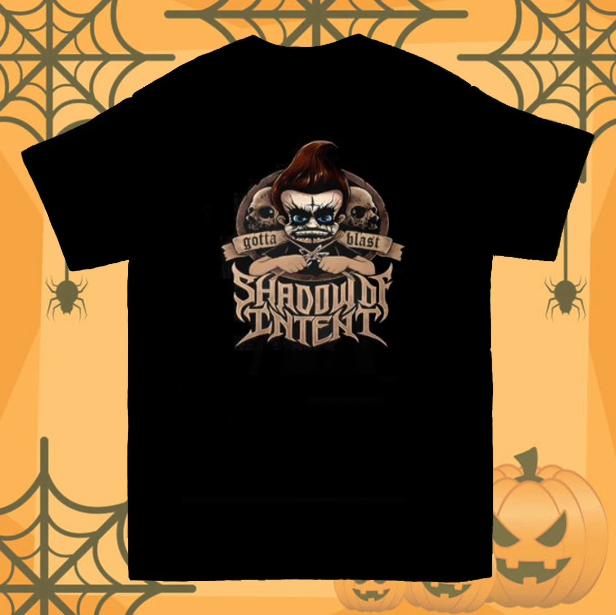 Shadow Of Intent Band Black Cotton Full Size Shirt Gift For Friend ...