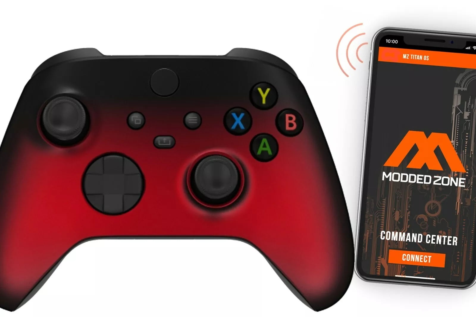 Shadow Red One X Rapid Fire Modded Controller MZ Titan OS - Walmart.com